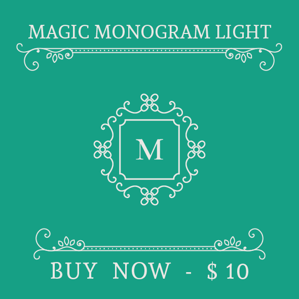 Magic Monogram Light Illustrator script | MAI Tools